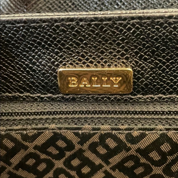 Bally | Bags | New Vintage Bally Leather Gold And Black Union Stamped Handbag | Poshmark